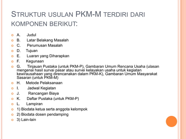 Pkm m | PPTX