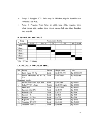 rancang bangun sistem hybrid PLTS-PLN | PDF