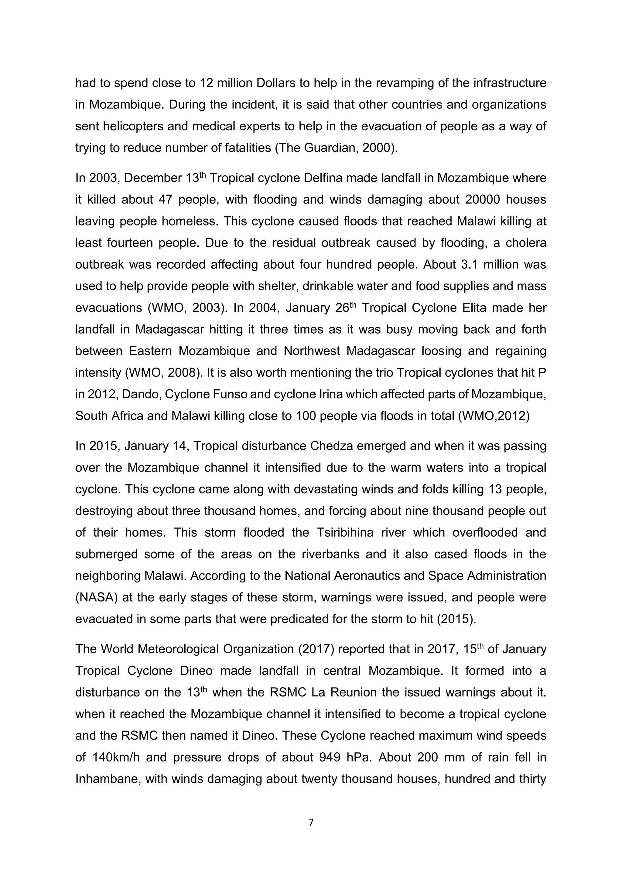 Understanding Cyclones. Cyclone Freddy being of interest | PDF