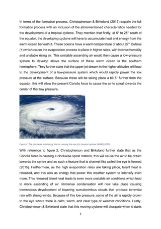 Understanding Cyclones. Cyclone Freddy being of interest | PDF