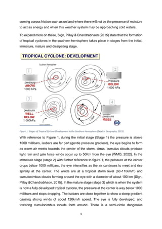 Understanding Cyclones. Cyclone Freddy being of interest | PDF ...