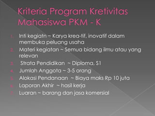 Pkm k | PPTX