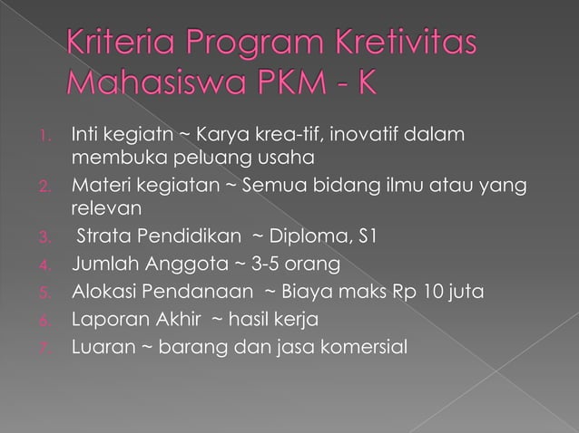 Pkm k | PPTX