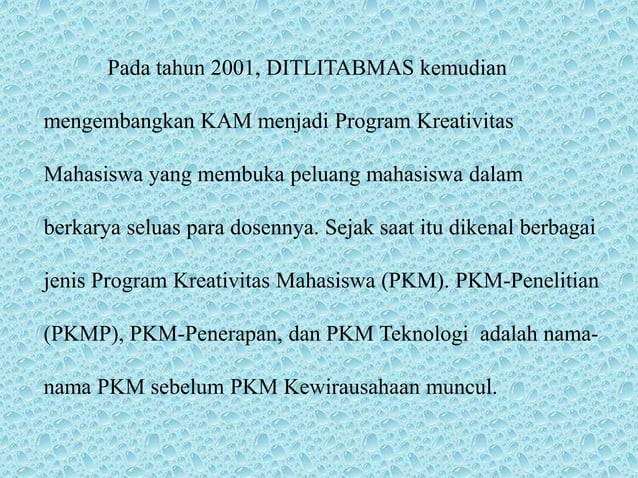 Pkm kewirausahaan | PPTX