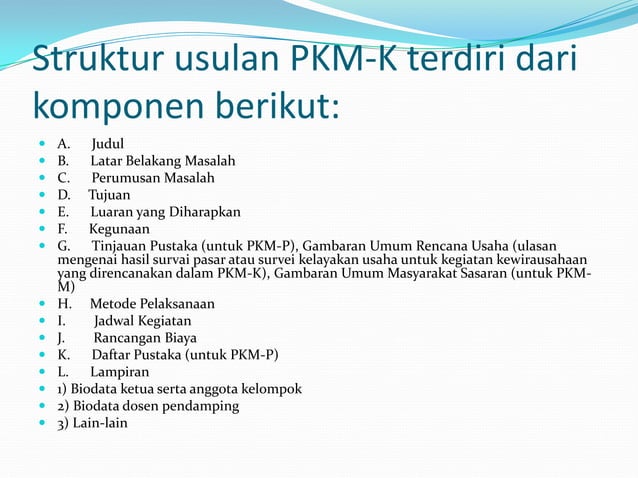 Pkm kewirausahaan (pkmk) | PPTX
