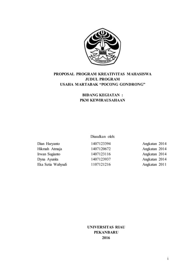 Pkm macondrong revisi 2017 3 | PDF