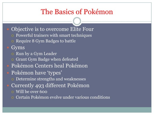 Pokemon PowerPoint | PPTX