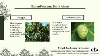 PKM Pewarna Batik Alami TA 2021_2022_Sally Cahyati_Proses Pewarnaan ...