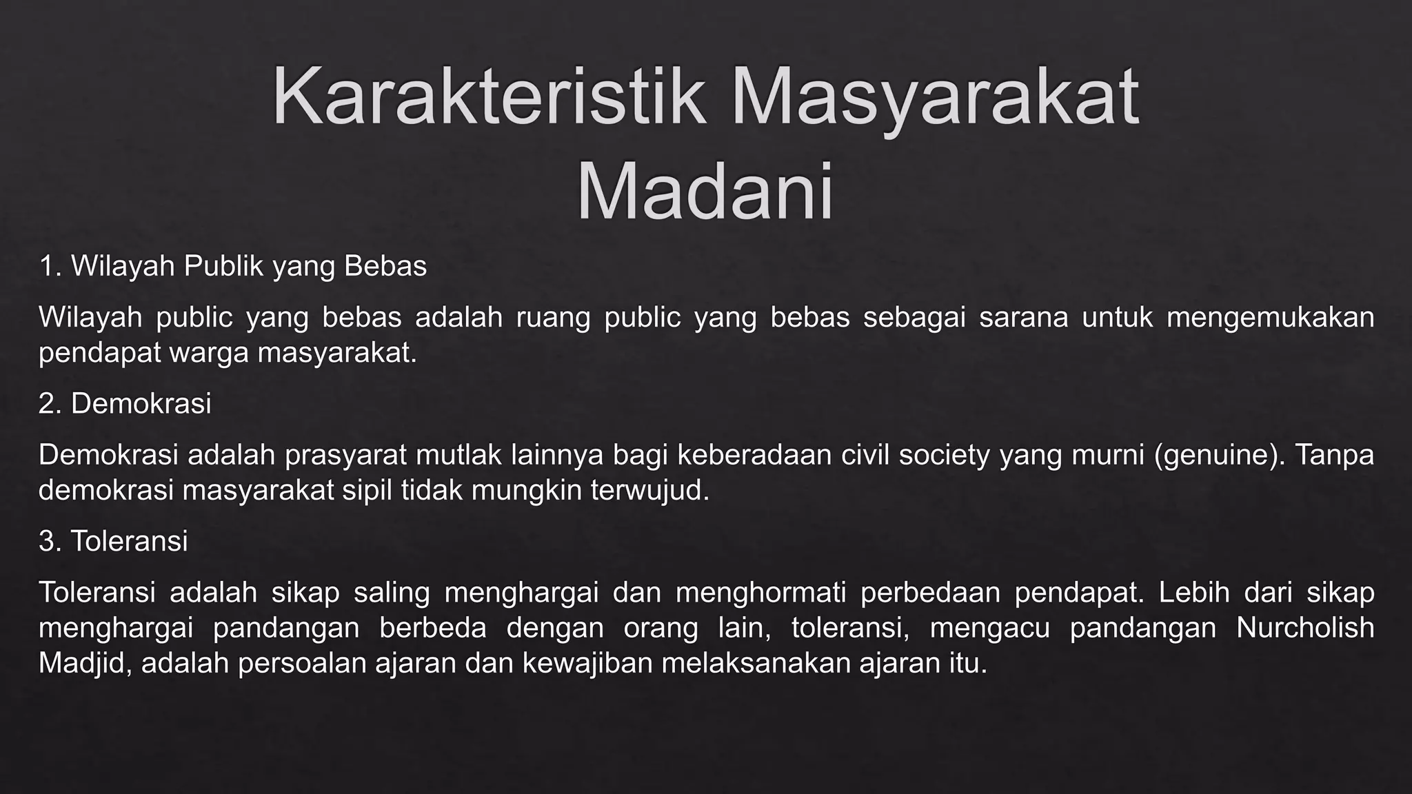 PPT Masyarakat Madani | PPTX