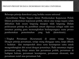 Budaya Demokrasi - XI IPS | PPTX