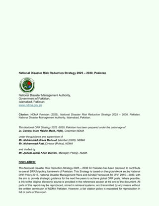 Pk National Disaster Risk Reduction Strategy 2025 - 2030.pdf