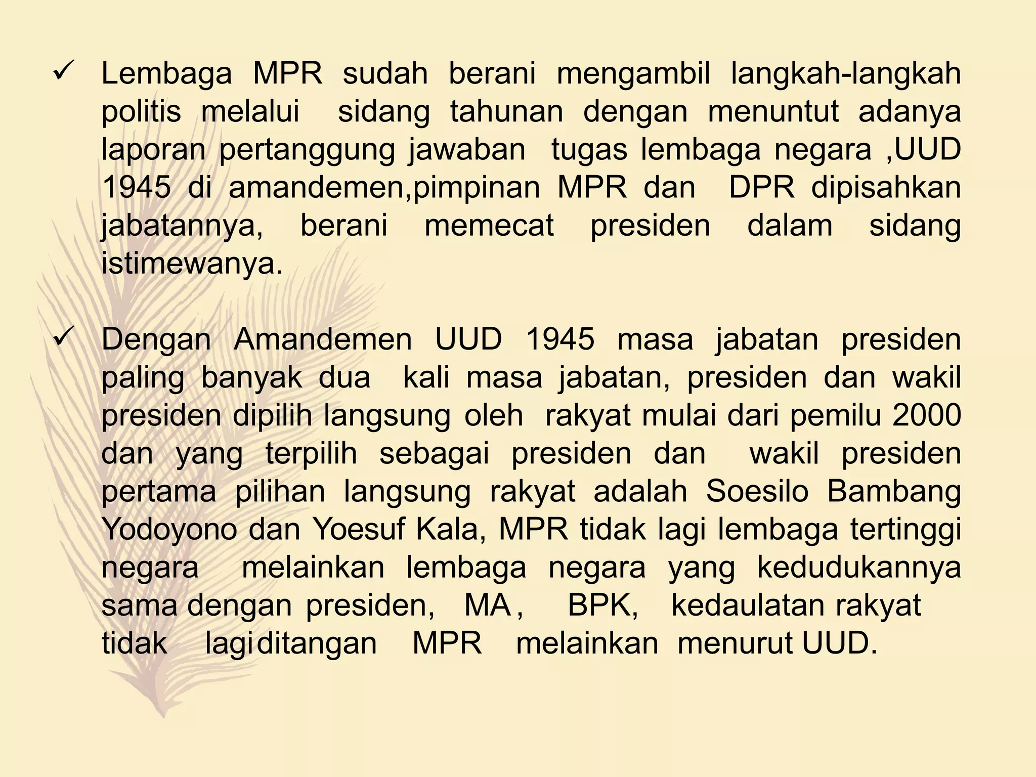 Pendidikan Kewarganegaraan - Demokrasi Pancasila Era Reformasi 1998-sekarang | PPTX