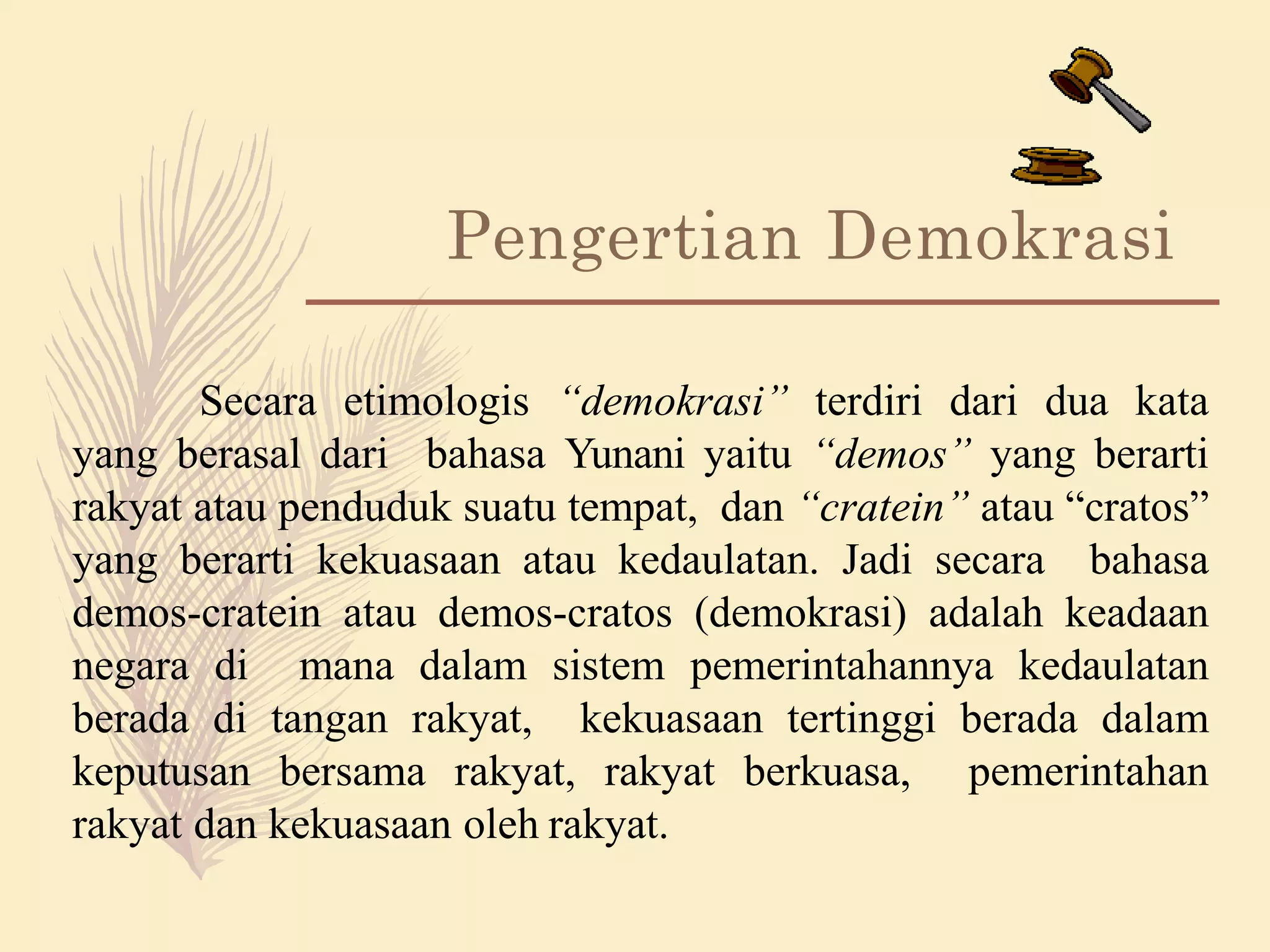 Pendidikan Kewarganegaraan - Demokrasi Pancasila Era Reformasi 1998-sekarang | PPTX