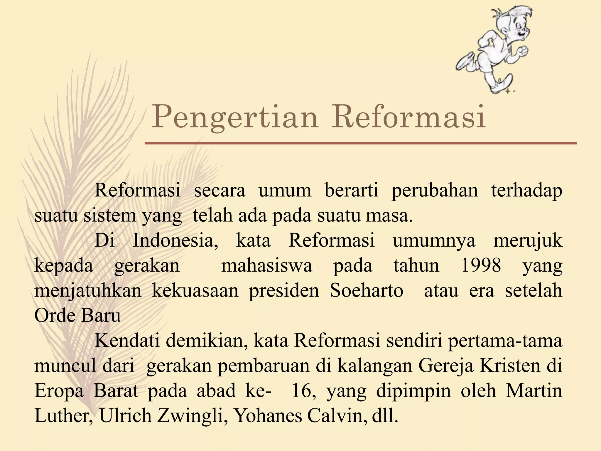 Pendidikan Kewarganegaraan - Demokrasi Pancasila Era Reformasi 1998-sekarang | PPTX