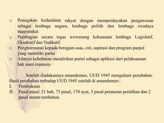 Pendidikan Kewarganegaraan - Demokrasi Pancasila Era Reformasi 1998-sekarang | PPTX