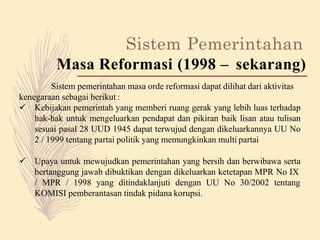 Pendidikan Kewarganegaraan - Demokrasi Pancasila Era Reformasi 1998-sekarang | PPTX