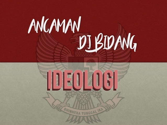 Ancaman Di Bidang Ideologi Dan Politik