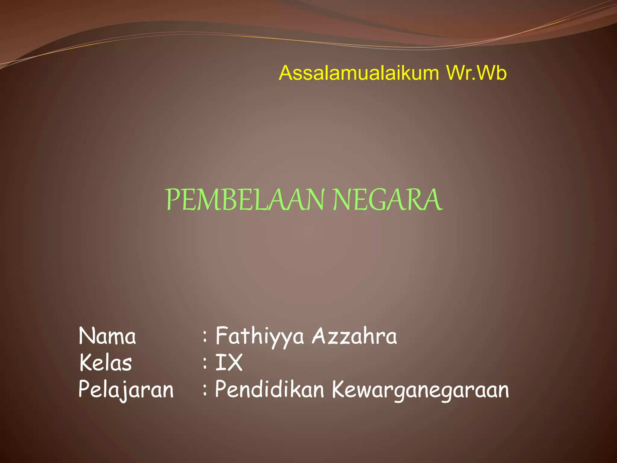 pembelaan negara (PKN) | PPT