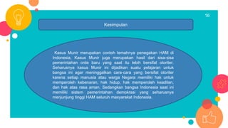 KASUS MUNIR - PKN | PPTX