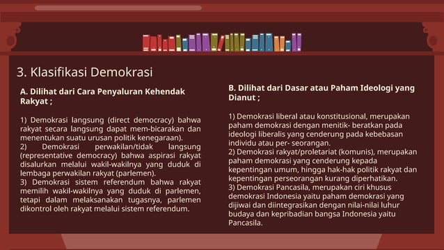 Materi Sistem dan Dinamika Demokrasi Pancasila | PPT