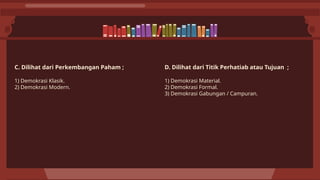Materi Sistem dan Dinamika Demokrasi Pancasila | PPTX