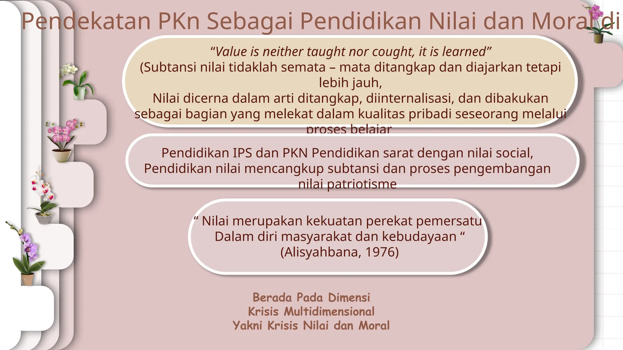 karakteristik pkn sbgai pendidikan nilai | PPT