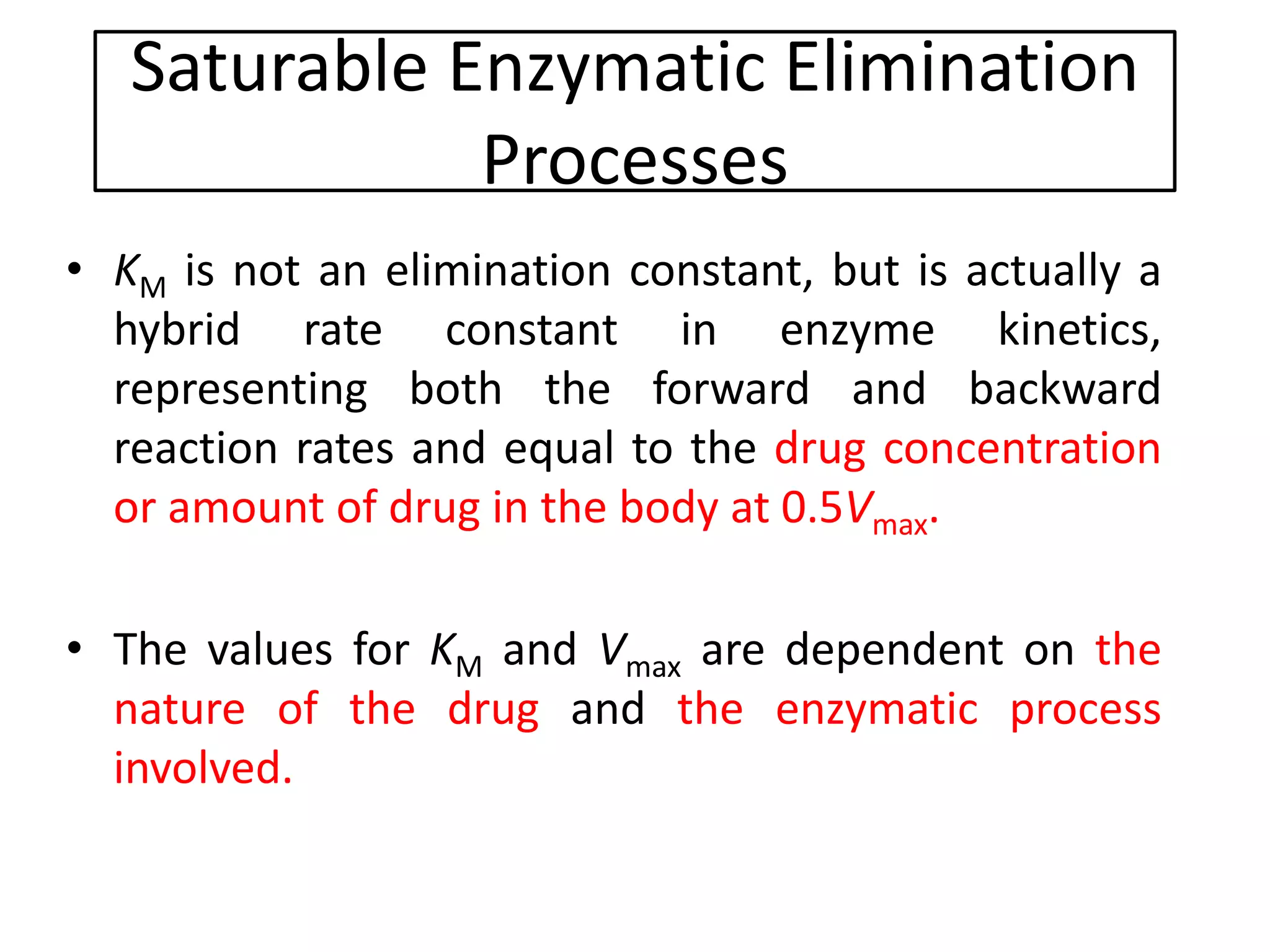 Non linear Pharmacokinetics | PDF