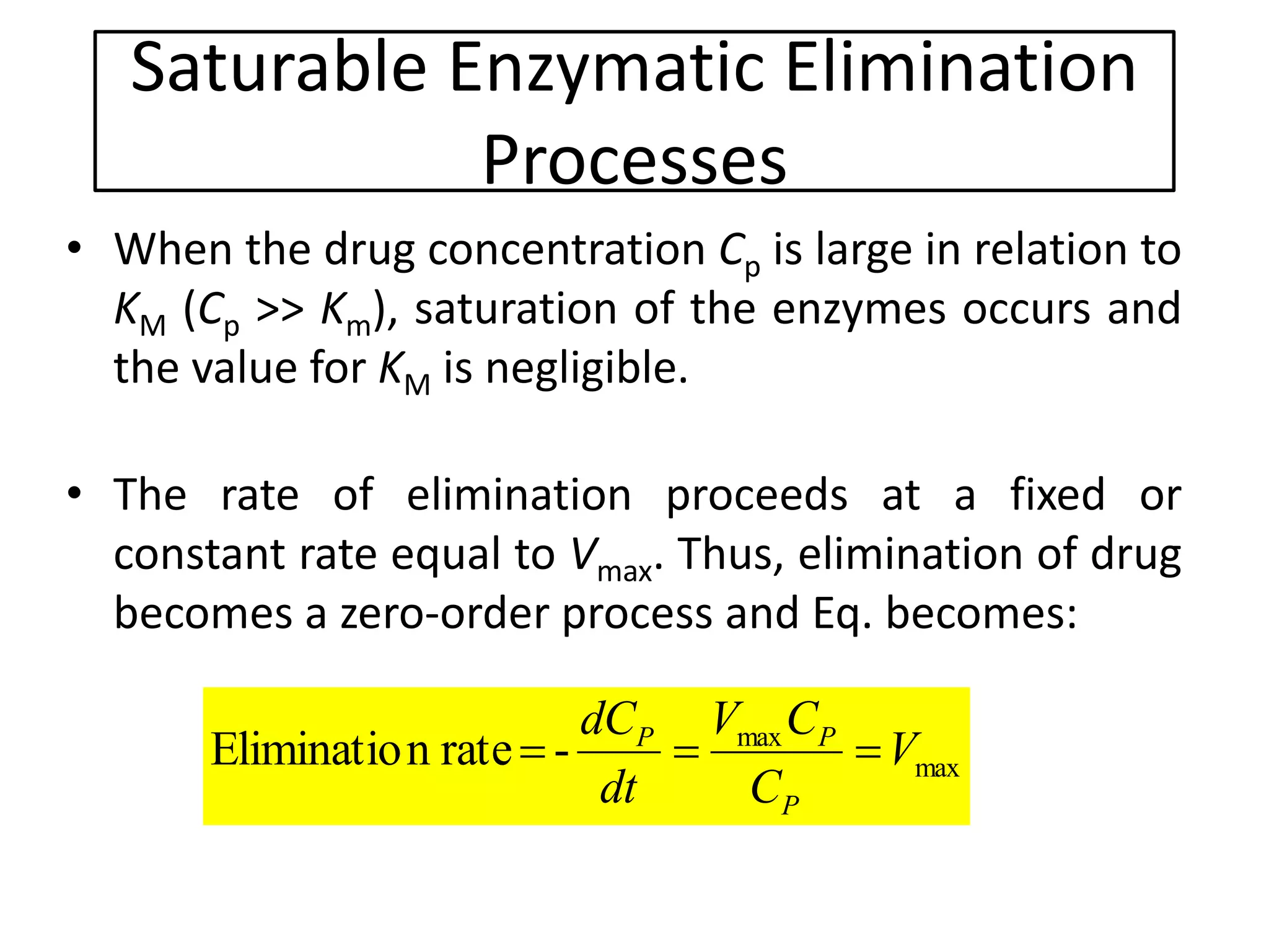 Non linear Pharmacokinetics | PDF