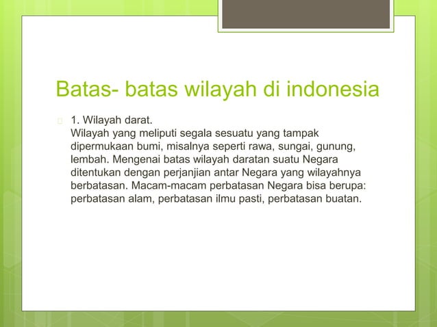 pengertian wilayah - wilayah indonesia | PPT