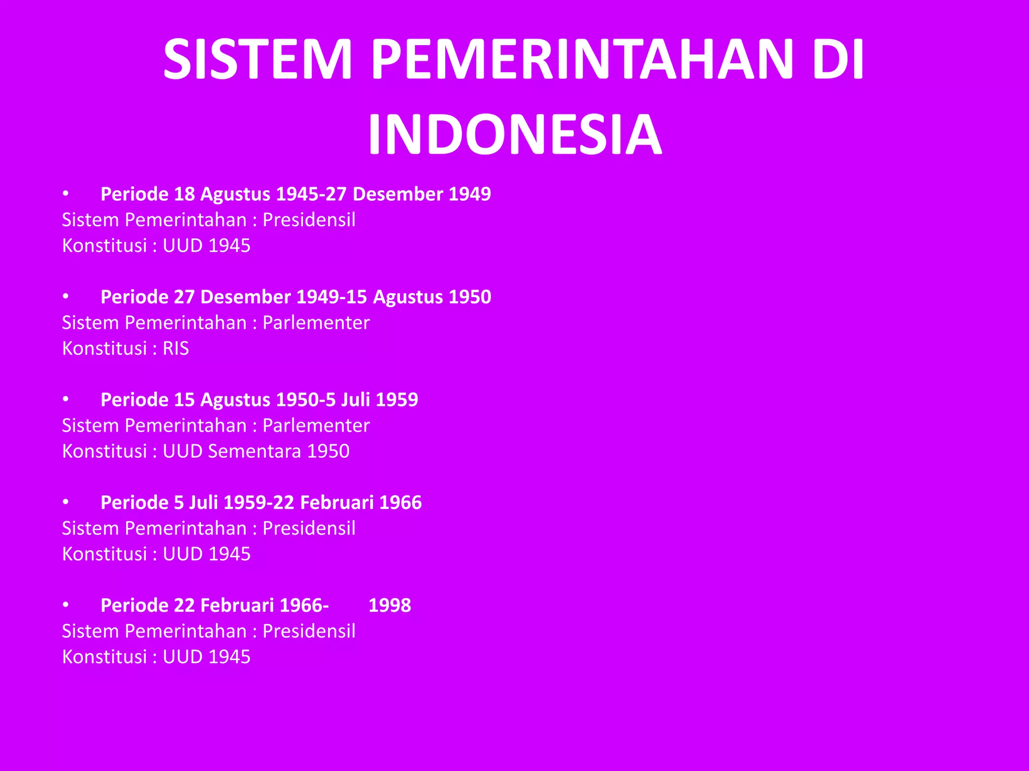 Pkn sistem pemerintahan | PPTX