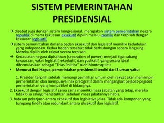 Pkn sistem pemerintahan | PPTX