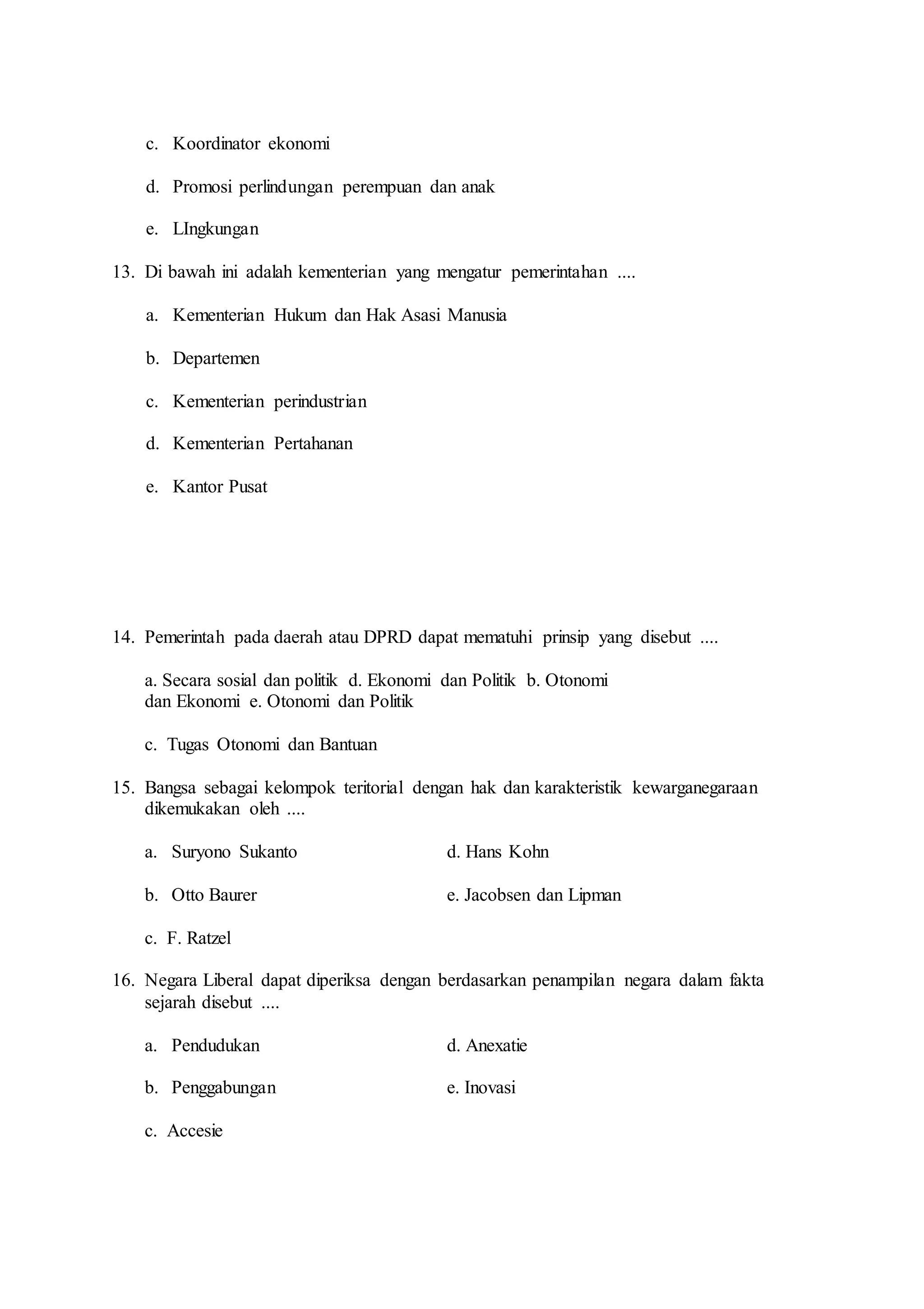 Pkn x soal uts fix | PDF