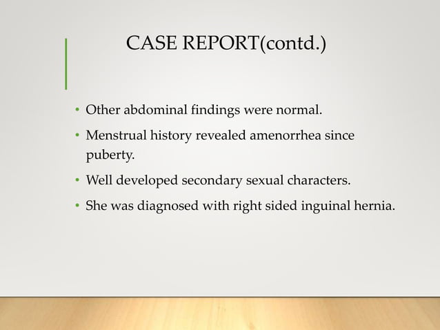 Female inguinal hernia - case presentation | PPTX | Pregnancy ...