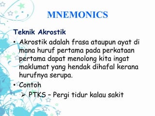 Pendidikan Disleksia Pemprosesan Maklumat PKP3105 | PPTX