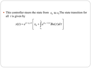 Controllability of Linear Dynamical System | PPTX