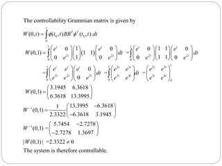 Controllability of Linear Dynamical System | PPTX