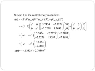 Controllability of Linear Dynamical System | PPTX