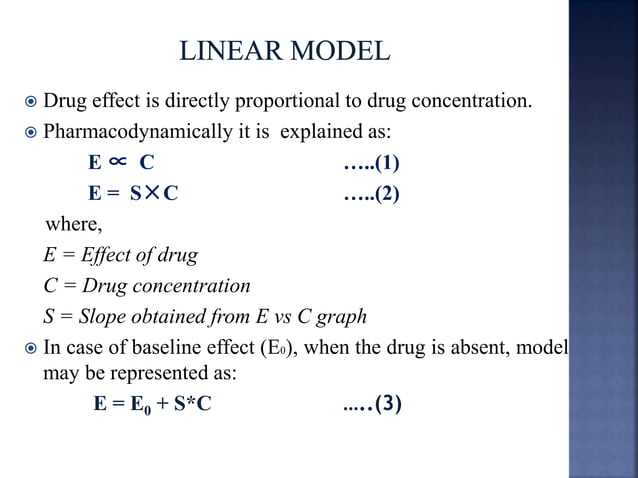 Pharmacokinetic and Pharmacodynamic Modeling | PPTX | Chemistry | Science