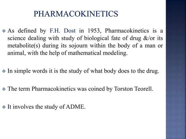 Pharmacokinetic and Pharmacodynamic Modeling | PPTX | Chemistry | Science