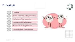 Drug Interactions (Pharmacokinetic and Pharmacodynamic).pptx