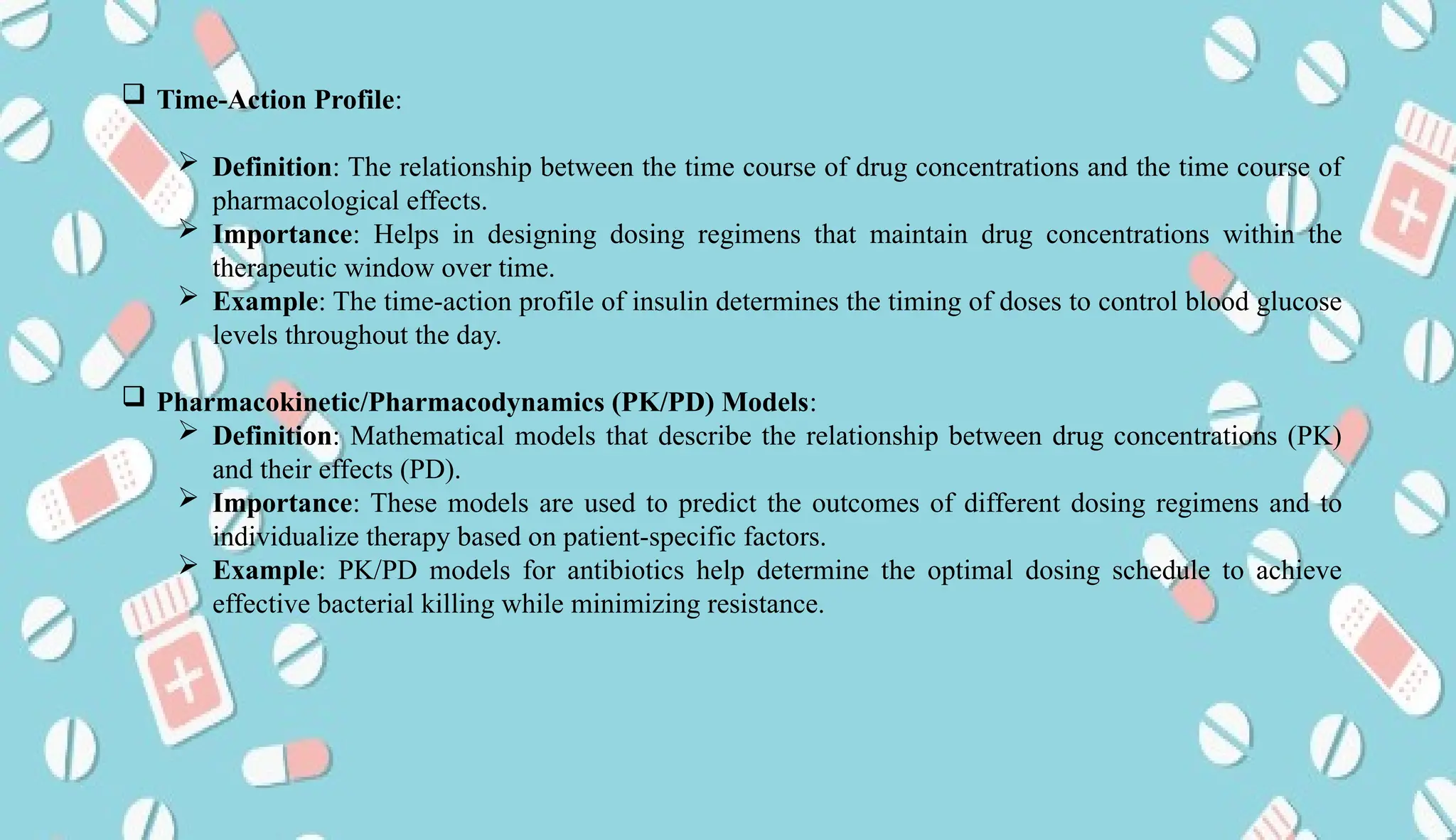 Pharmacokinetics and pharmacodynamic correlation in drug therapy | PPTX