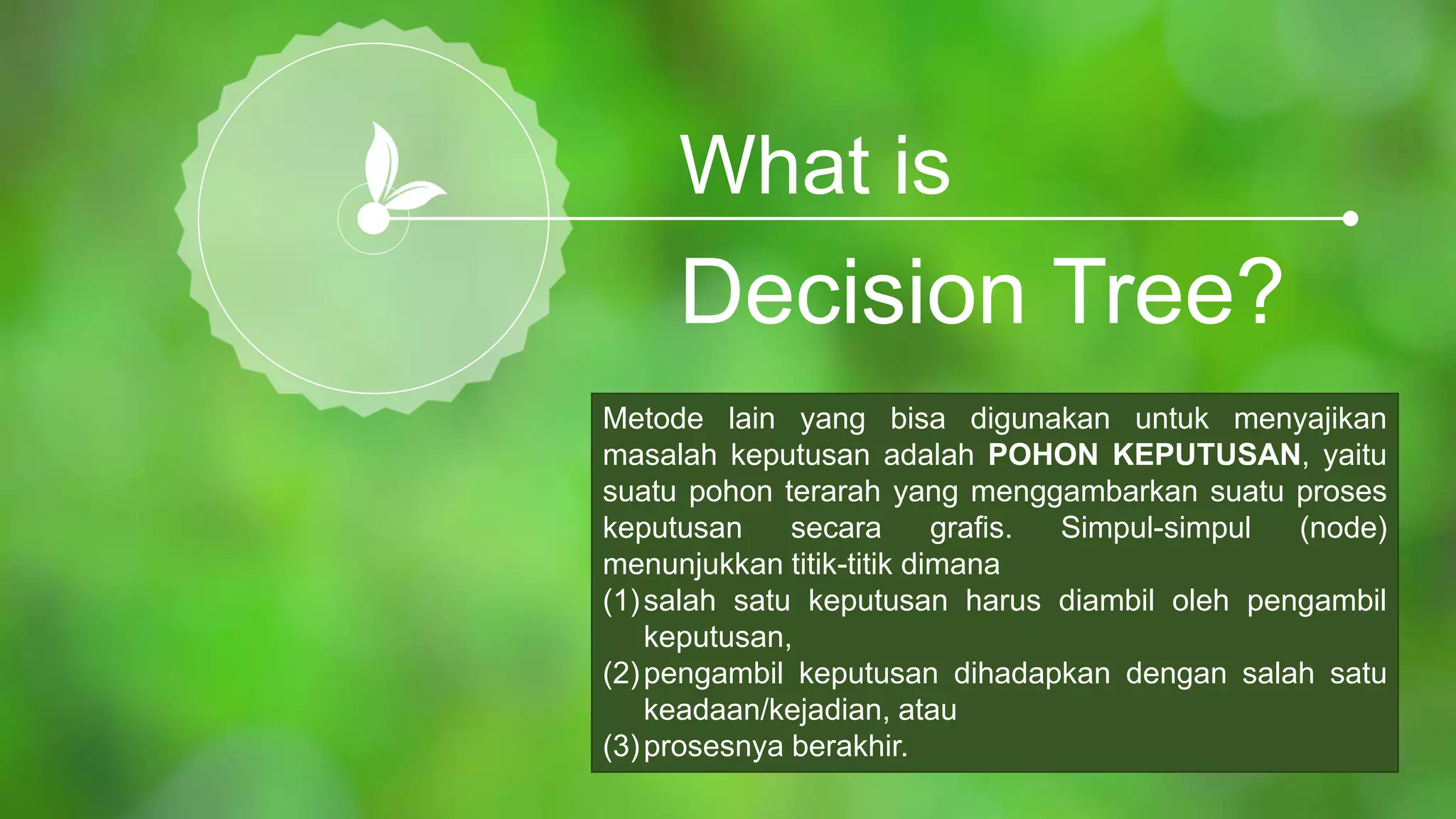 [Pk] pertemuan 12 Decision Tree | PPTX