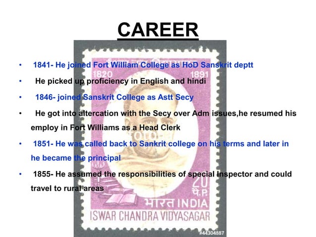 ISHWAR CHAND VIDYASAGAR | PPTX | Hinduism | Religion & Spirituality