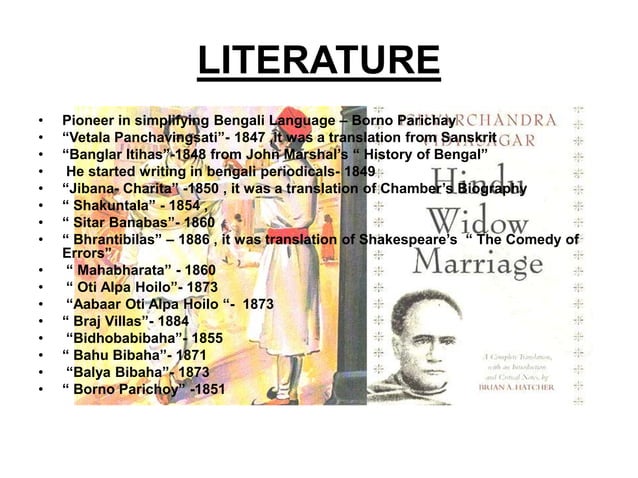 ISHWAR CHAND VIDYASAGAR | PPTX | Hinduism | Religion & Spirituality