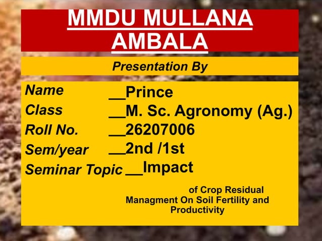crop residue management in different crops .ppt