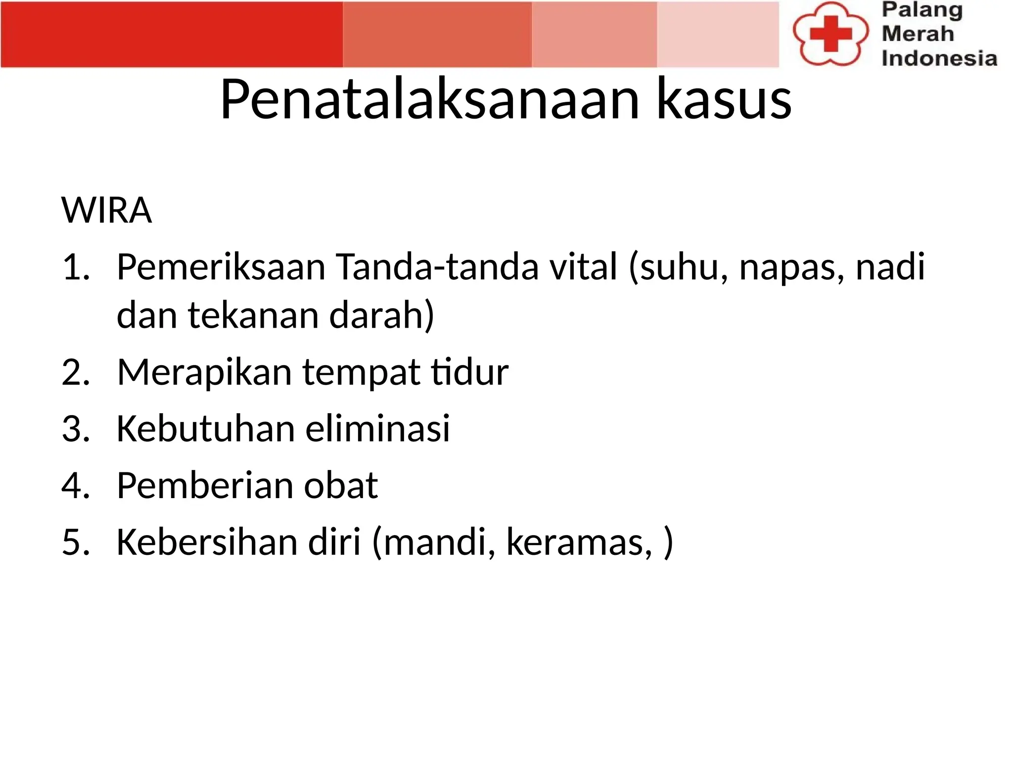 Perawatan keluarga prosedur terbaru di PMI | PPTX