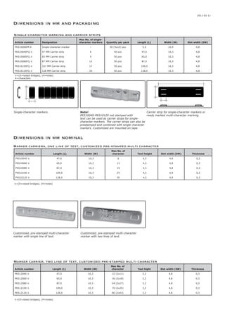 PKS Stainless Steel Marking | PDF