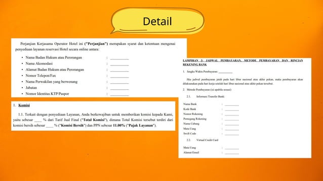 Pegipegi PKS Guideline sebagai contoh perjanjian kerja sama | PPTX