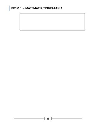 Pksm 1 matematik 2020 | DOCX