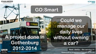 Green initiatives in transportation - Some Swedish examples | PPT